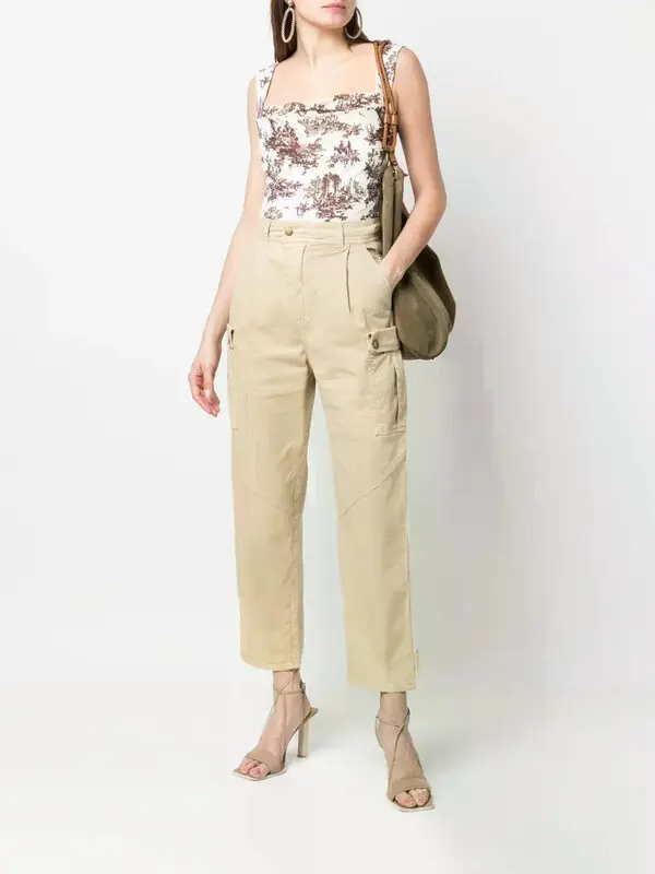 Etro High-waisted Cargo Trousers