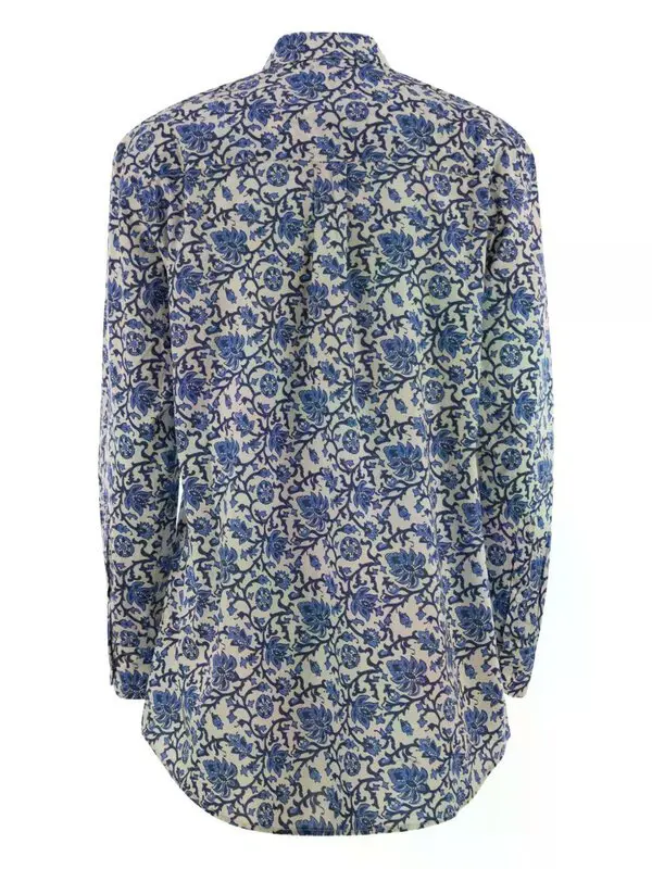 MC2 SAINT BARTH Brigitte Floral Shirt - Neutrals