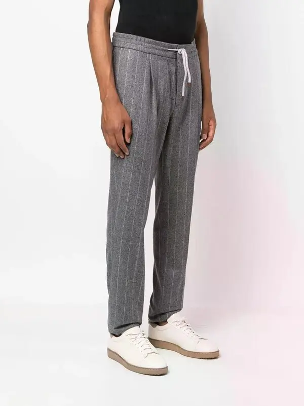 Brunello Cucinelli Stripe-pattern Straight Trousers