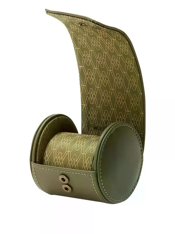 Wolf Single Watch Roll - Green