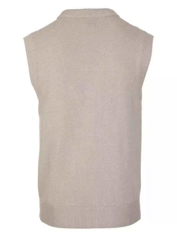 Eleventy Buttoned Gilet - Neutrals