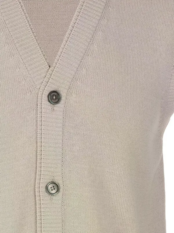 Eleventy Buttoned Gilet - Neutrals