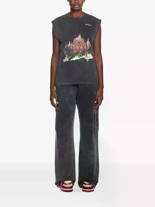 Off-White Landscape Arrow Tank Top