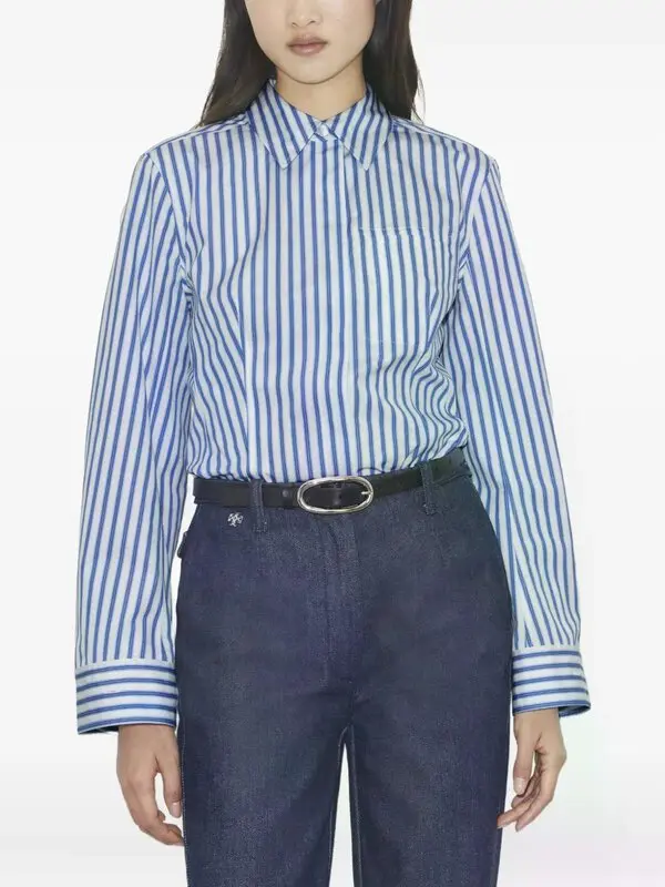 Tory Burch Bell-sleeve Cotton Shirt