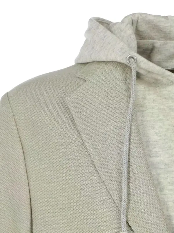 Eleventy Hooded Jacket - Grey