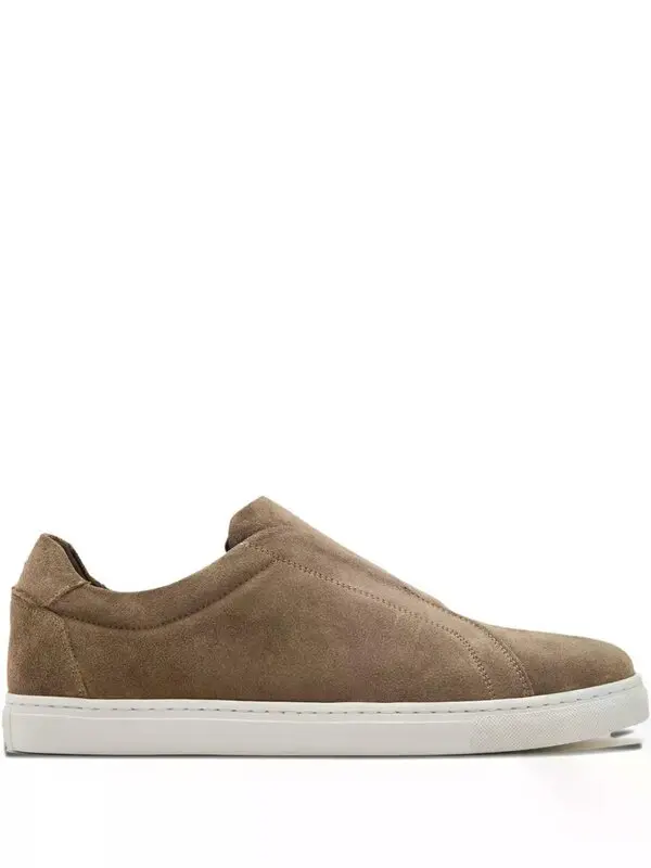 FORSA Charlie Suede Slip-on Sneakers - Neutrals