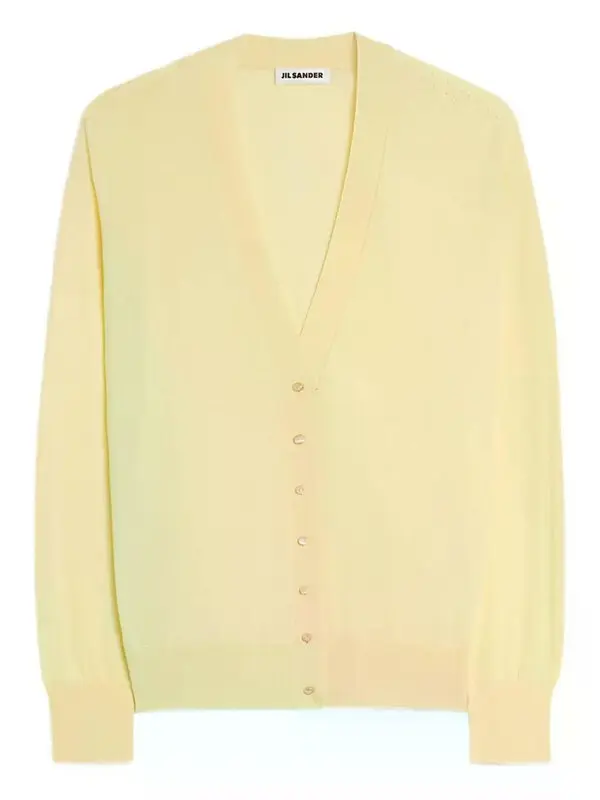 JIL SANDER V-neck Knit Cardigan