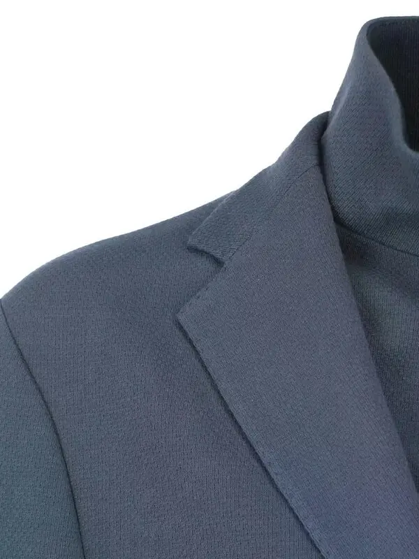 Eleventy Zip Button Blazer - Blue