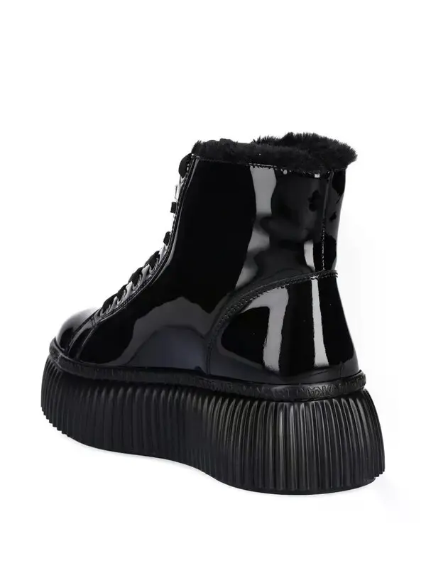 Karl Lagerfeld Kreeper Lo Leather Ankle Boots