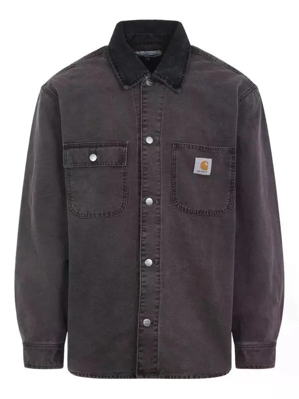 Carhartt Work In Progress Corduroy-collar Pocket Jacket - Black