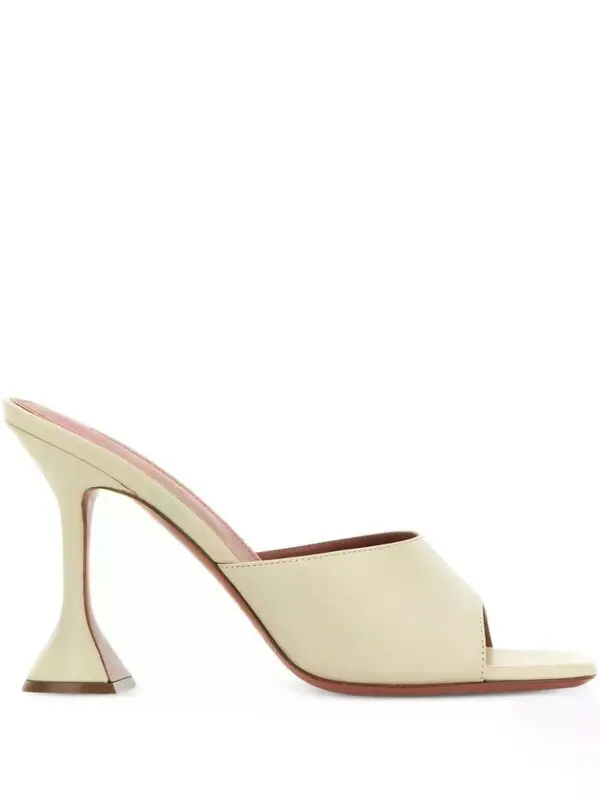 Amina Muaddi 95mm Lupita Square-toe Sandals