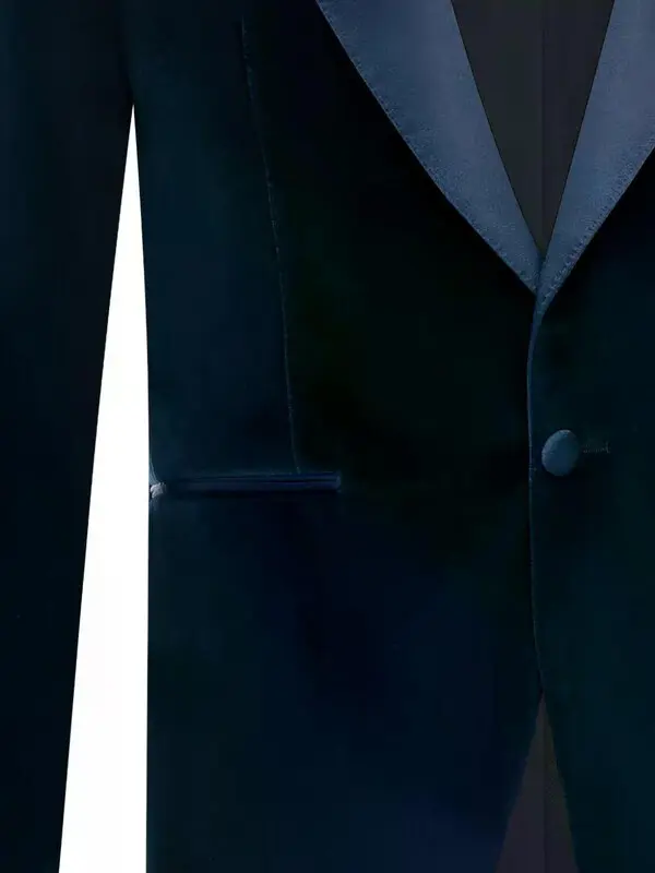 FRANZESE COLLECTION Peak-lapels Velvet Blazer