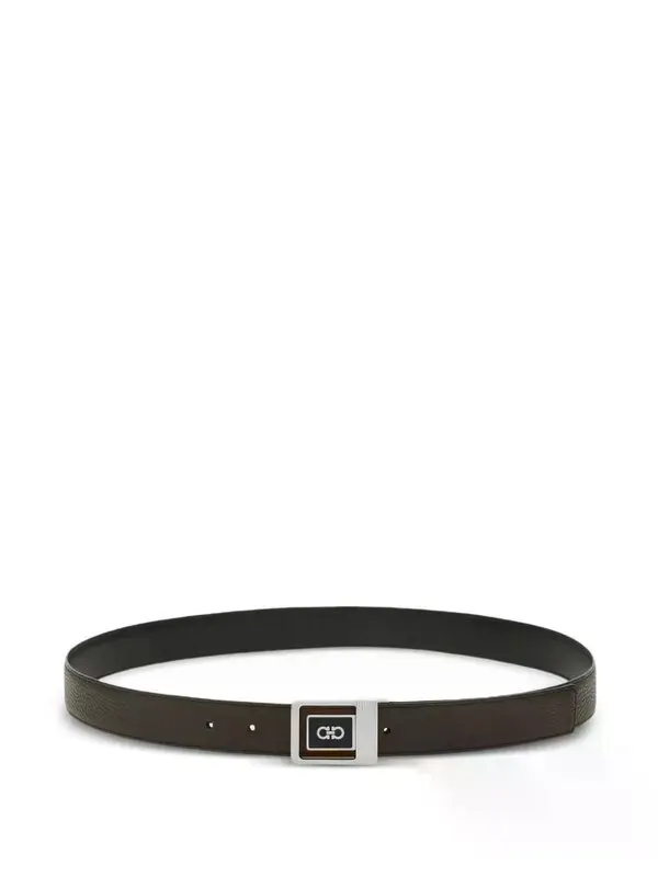 FERRAGAMO Reversible Buckle Belt - Brown