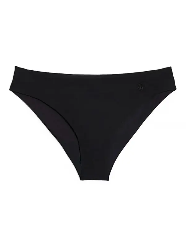 JIL SANDER Jersey Bikini Bottom - Black