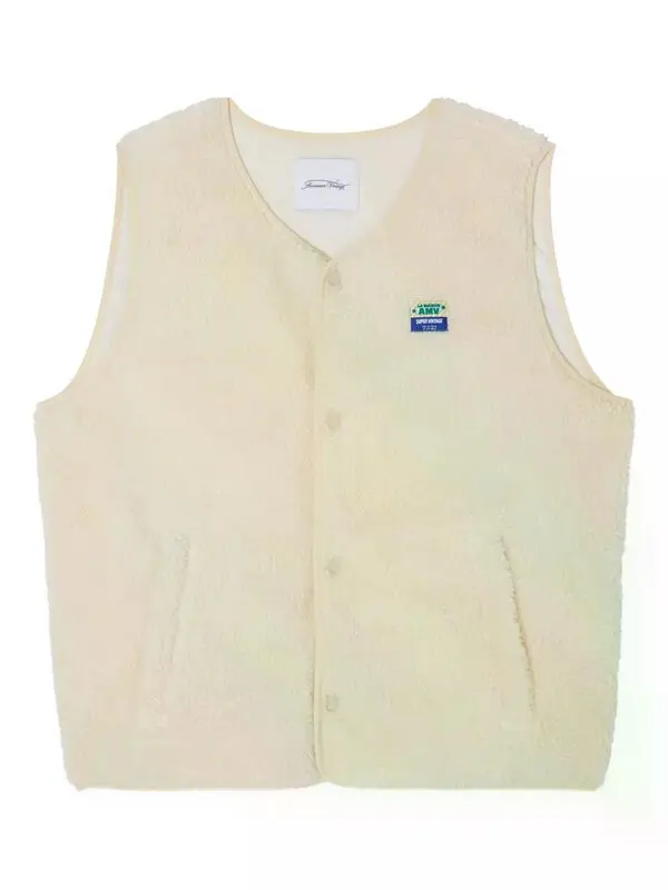American Vintage Faux-shearling Gilet - Neutrals