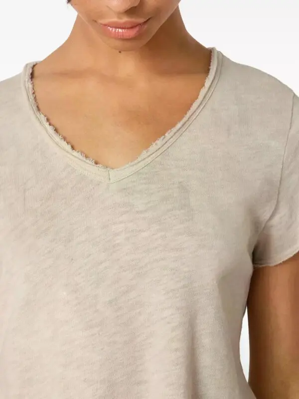 American Vintage Sonoma Brushed V-neck T-shirt