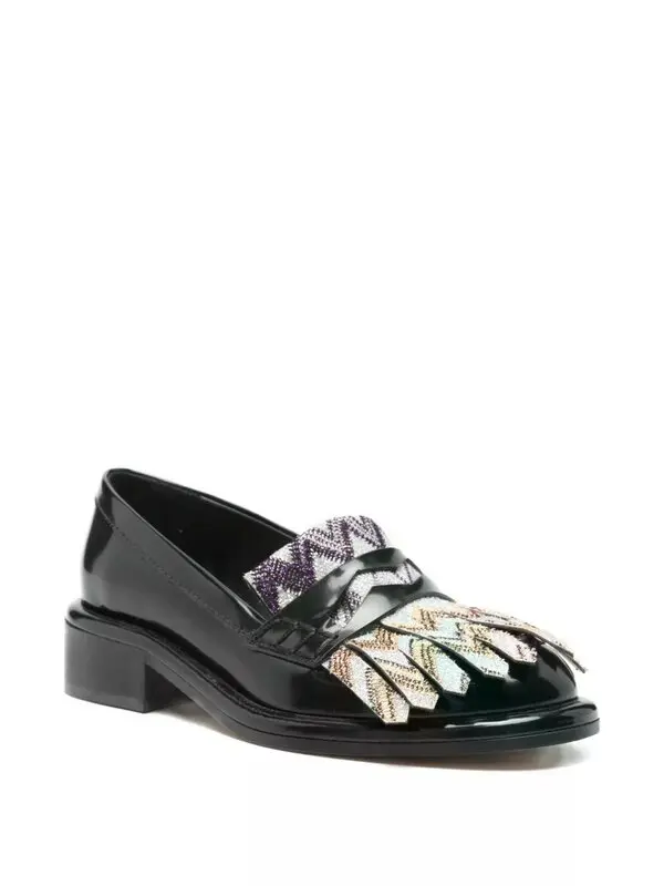 Missoni 40mm Zigzag Loafers
