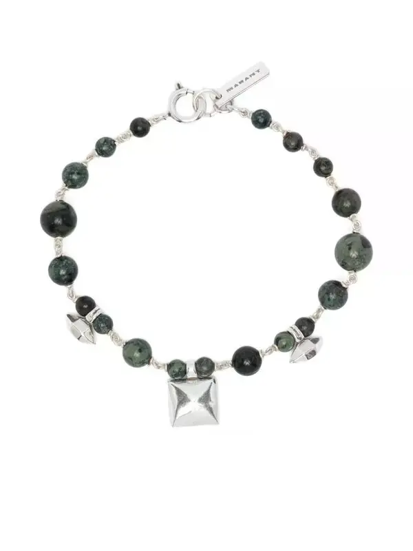 MARANT Square-pendant Bracelet - Silver