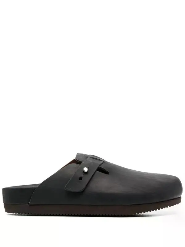 BUTTERO® Leather Clog Sandals
