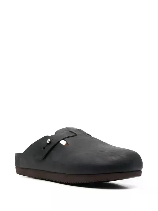 BUTTERO® Leather Clog Sandals