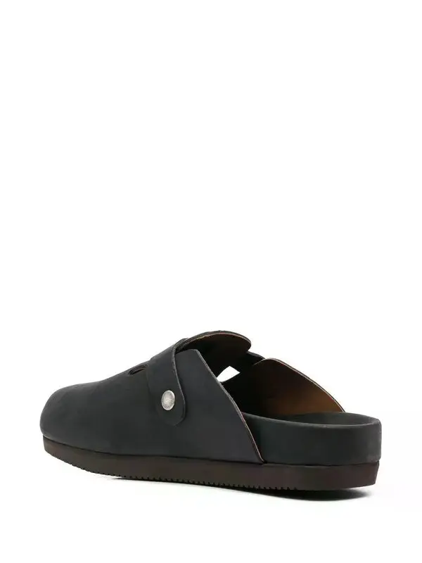 BUTTERO® Leather Clog Sandals