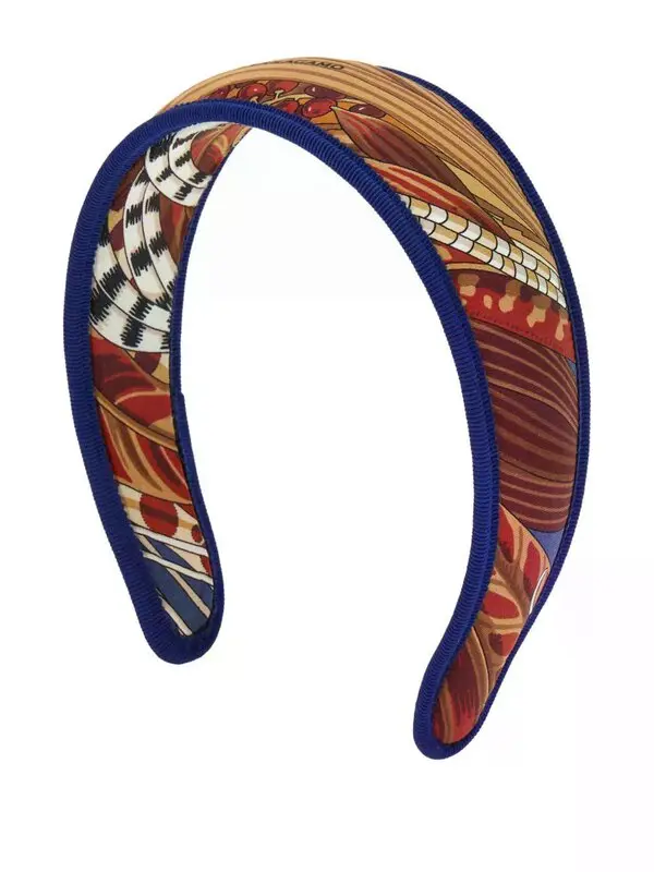 FERRAGAMO Printed Headband - Brown