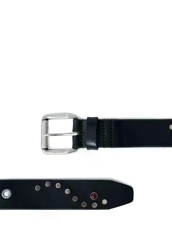 Our Legacy Metal Detailing Leather Belt