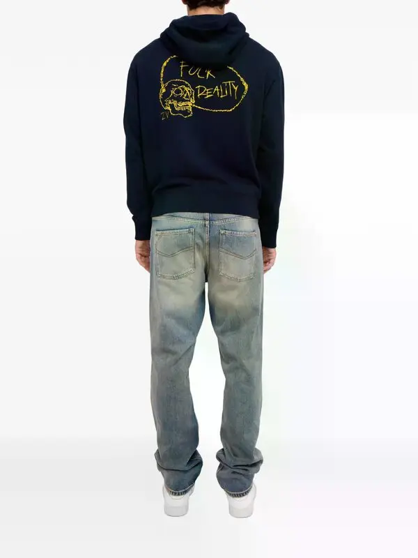 Zadig&Voltaire Zip-up Hoodie - Blue