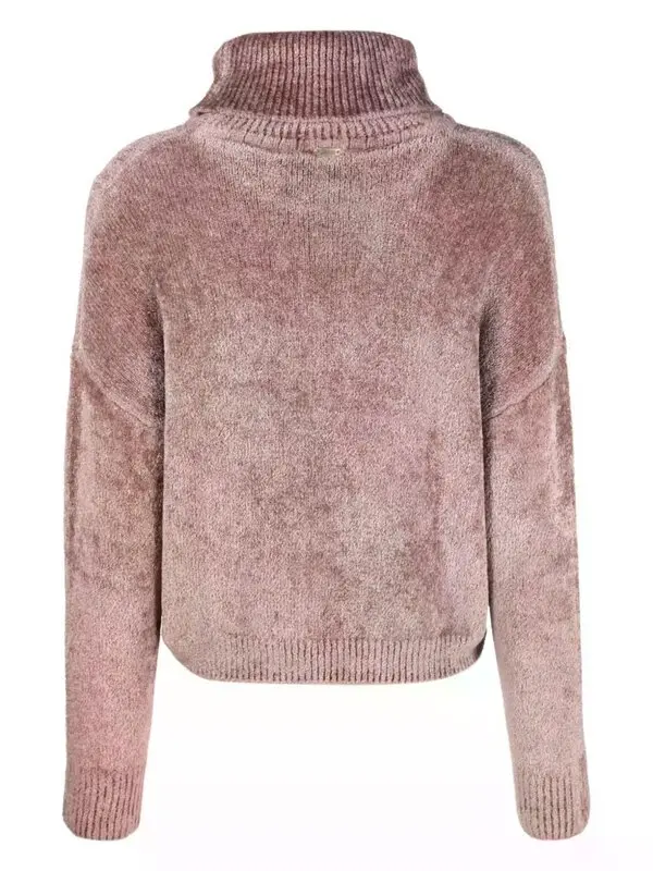 Herno Chenille Roll-neck Jumper - Pink