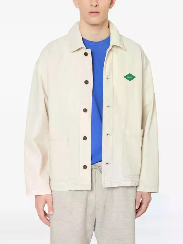 American Vintage Logo-patch Denim Jacket