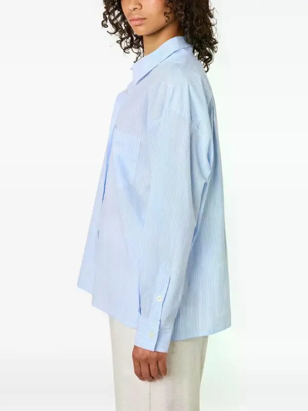 American Vintage Striped Patch-pocket Shirt