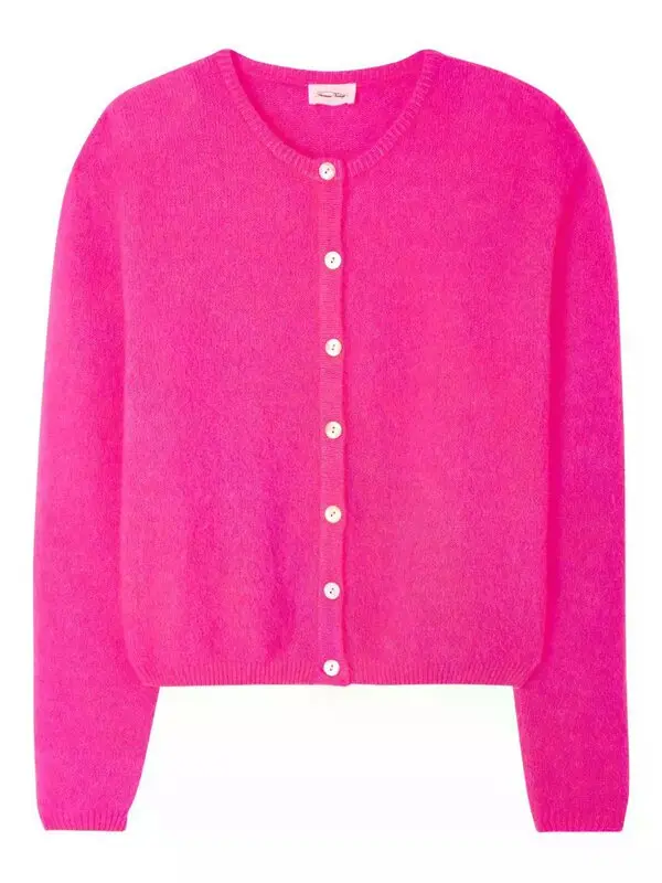 American Vintage Vitow Button Cardigan - Pink