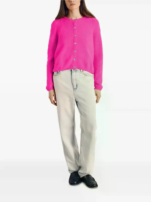 American Vintage Vitow Button Cardigan - Pink