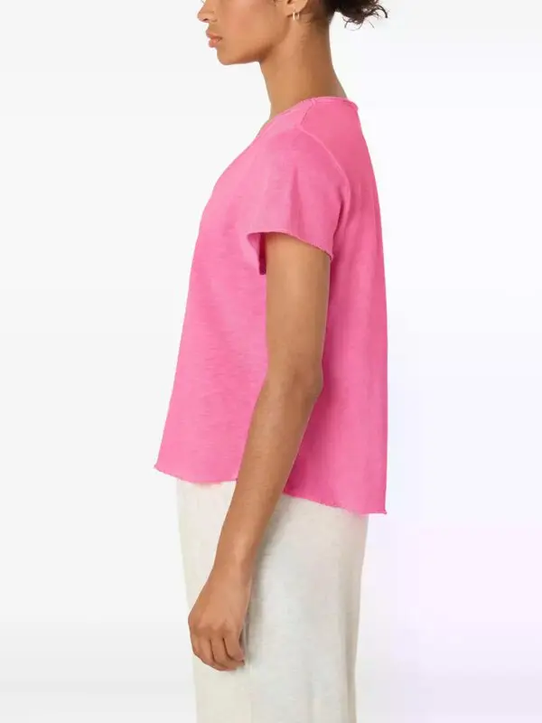 American Vintage Sonoma V-neck T-shirt - Pink