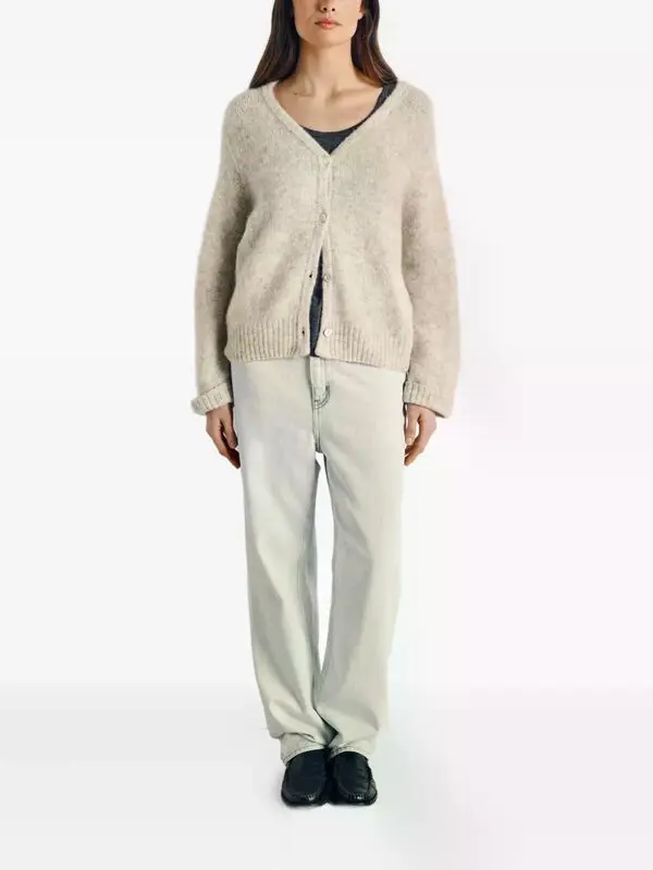 American Vintage Button V-neck Cardigan