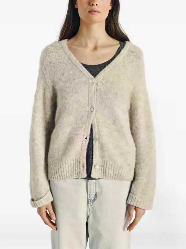 American Vintage Button V-neck Cardigan