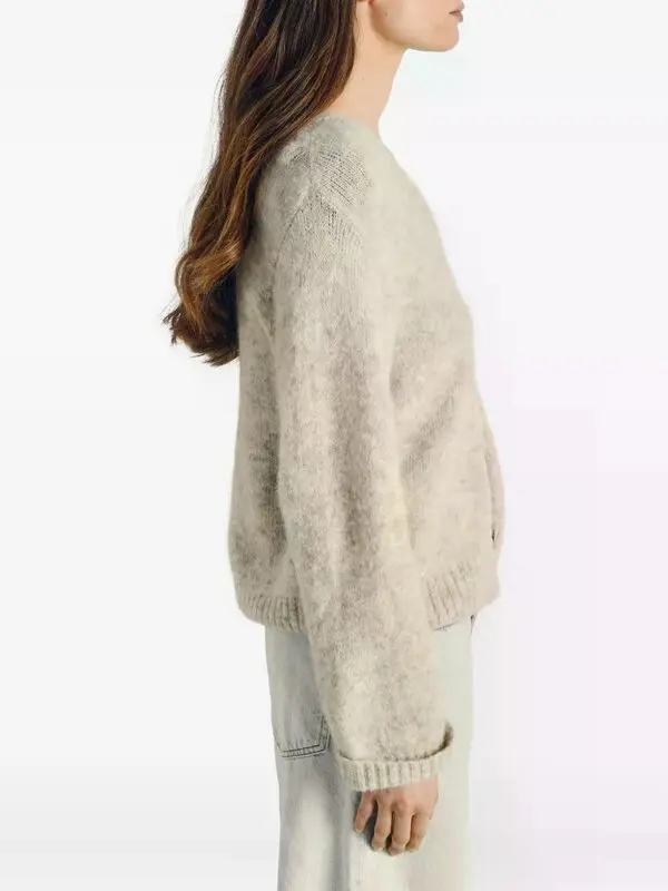 American Vintage Button V-neck Cardigan