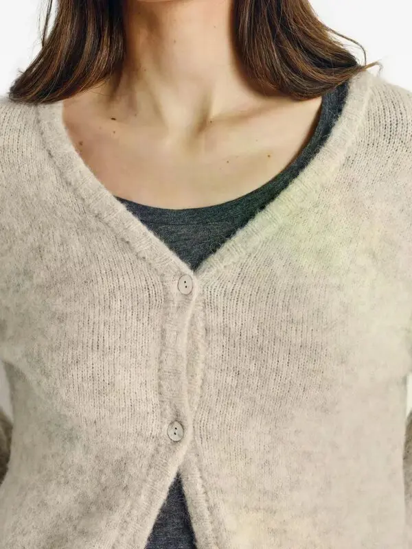 American Vintage Button V-neck Cardigan