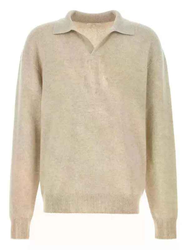THE ROW Leach Mélange-effect Sweater