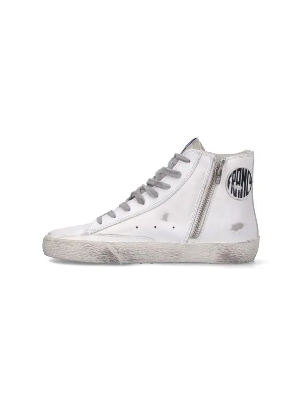 GOLDEN GOOSE Francy High Top Sneakers - White