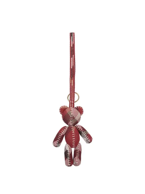 Burberry Thomas Teddy Bear Keyring Charm - Red