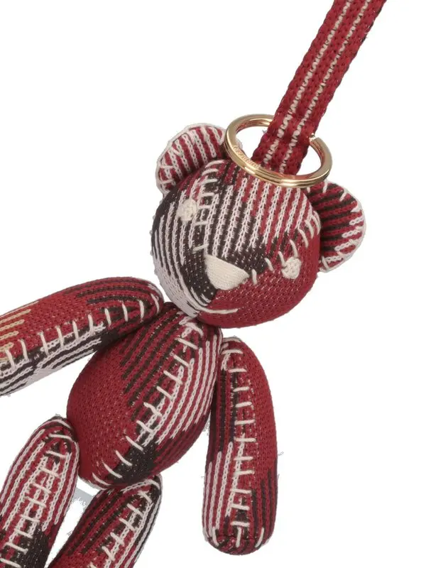 Burberry Thomas Teddy Bear Keyring Charm - Red