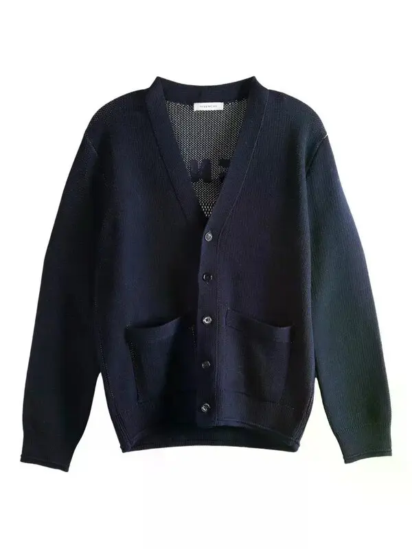 Givenchy V-neck Button-up Cardigan - Blue