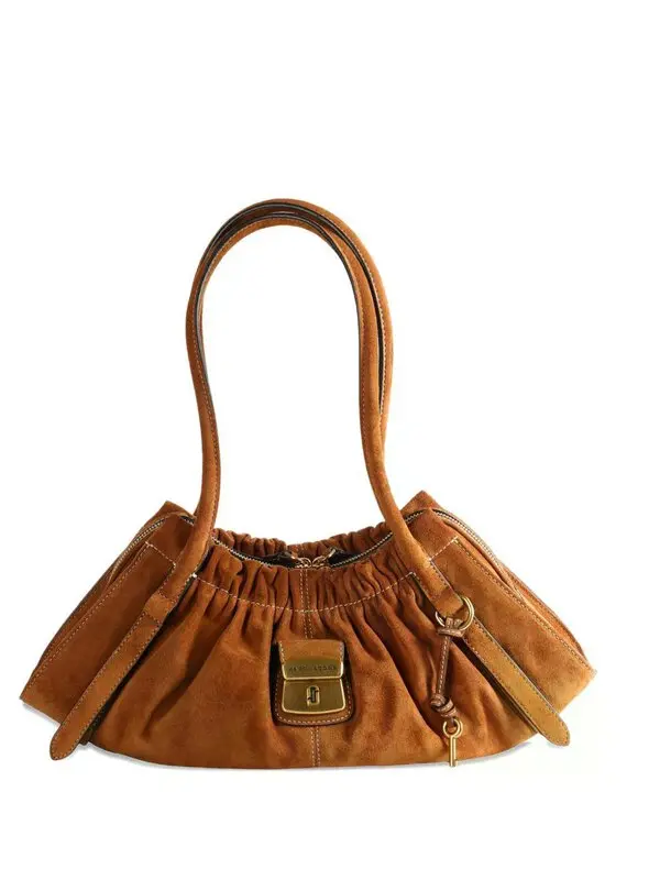 Marc Jacobs Cristina Ruched Tote Bag - Brown