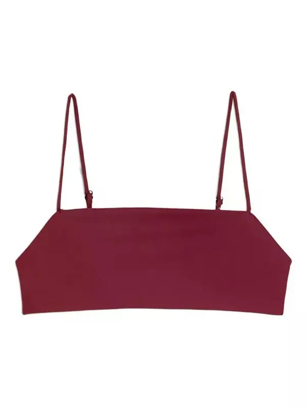 JIL SANDER Jersey Bandeau Bikini Top
