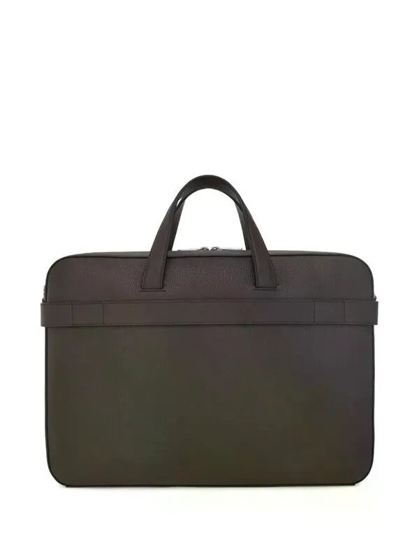 FERRAGAMO Gancini Buckle Briefcase - Brown