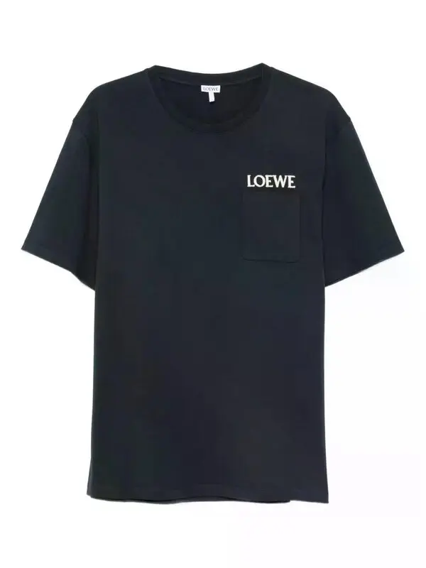 Loewe Pocket-detail T-shirt - Blue