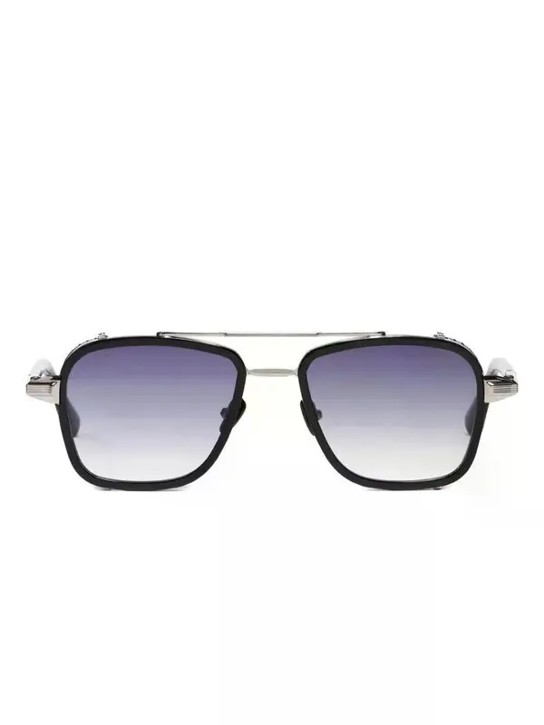 JOHN DALIA Phil Square Sunglasses - Black