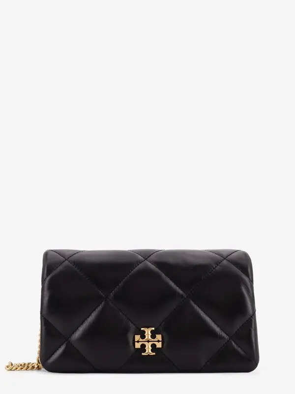Tory Burch Kira Quilted Leather Shoulder Bag - Black