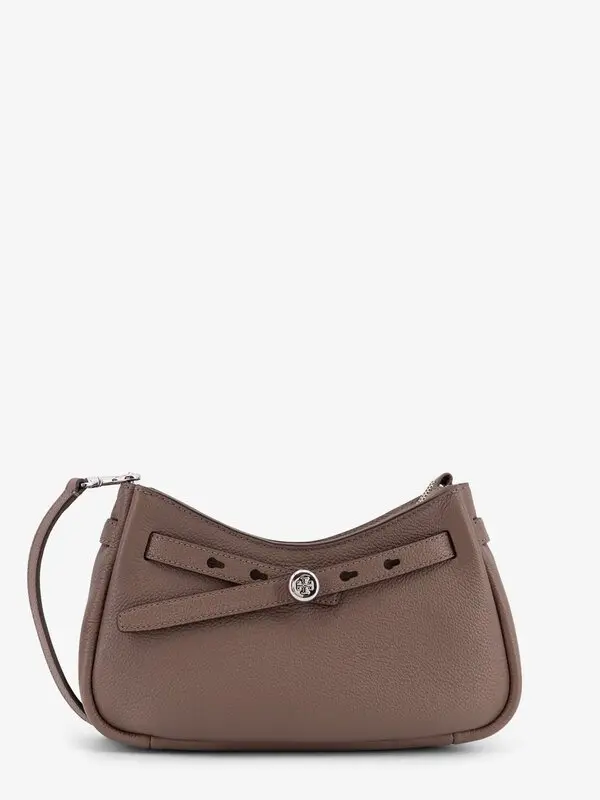 Tory Burch Romy Zip Top Crossbody Bag - Beige